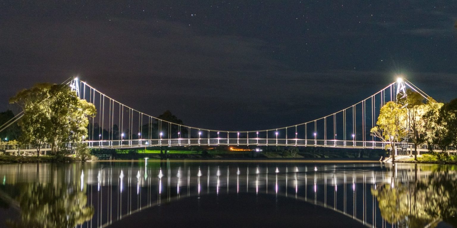 Anzac Foot Bridge Of Wimmera River Horsham - Visit Horsham